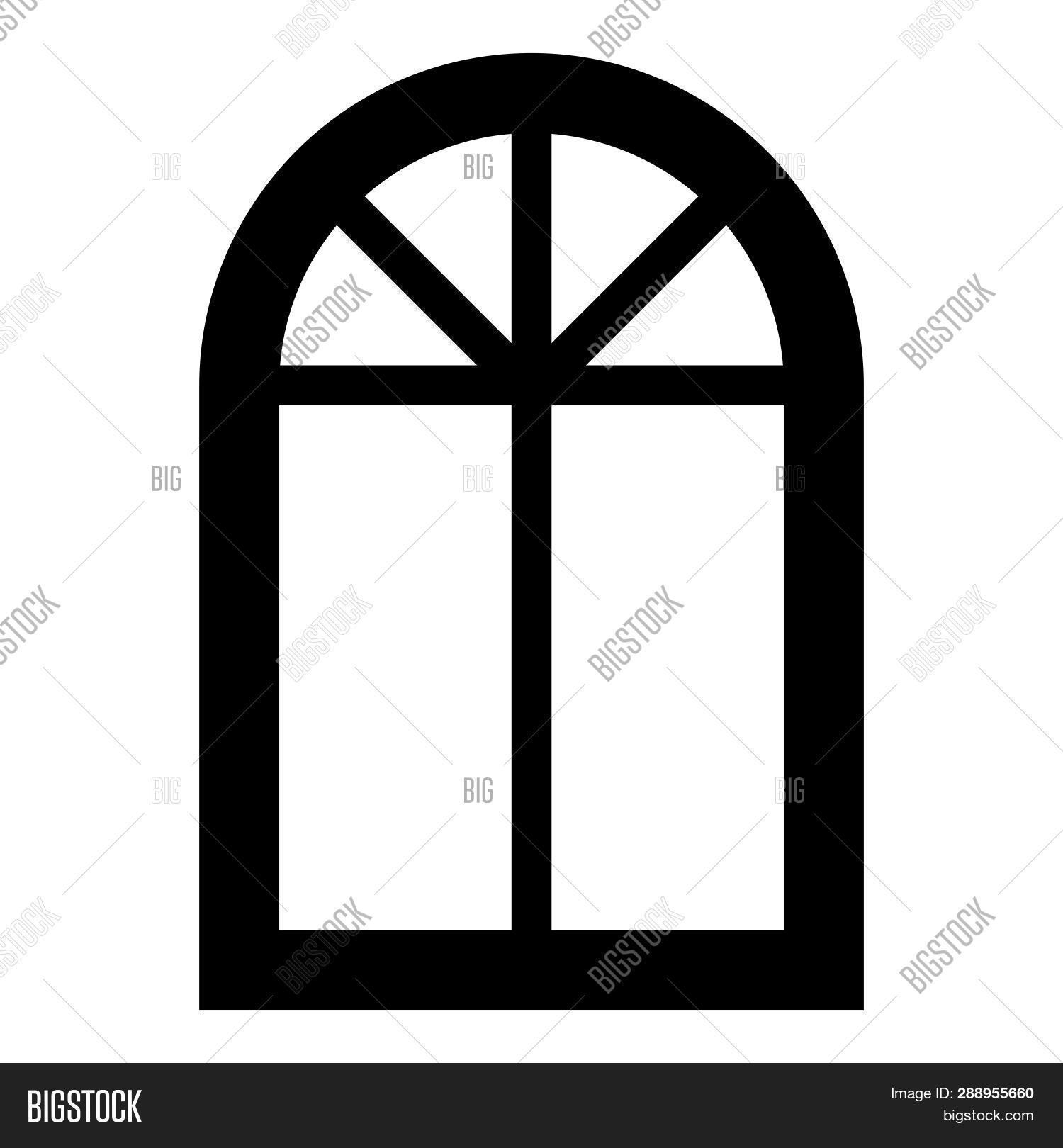 Window Frame Semi- Vector & Photo (Free Trial) | Bigstock