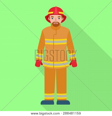 Fire Fighter Man Icon Image & Photo (Free Trial) | Bigstock