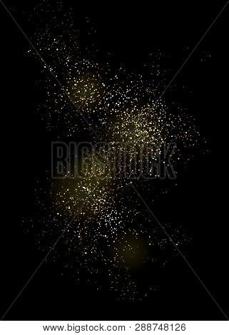 Way Gold Dust. Wave Vector & Photo (Free Trial) | Bigstock