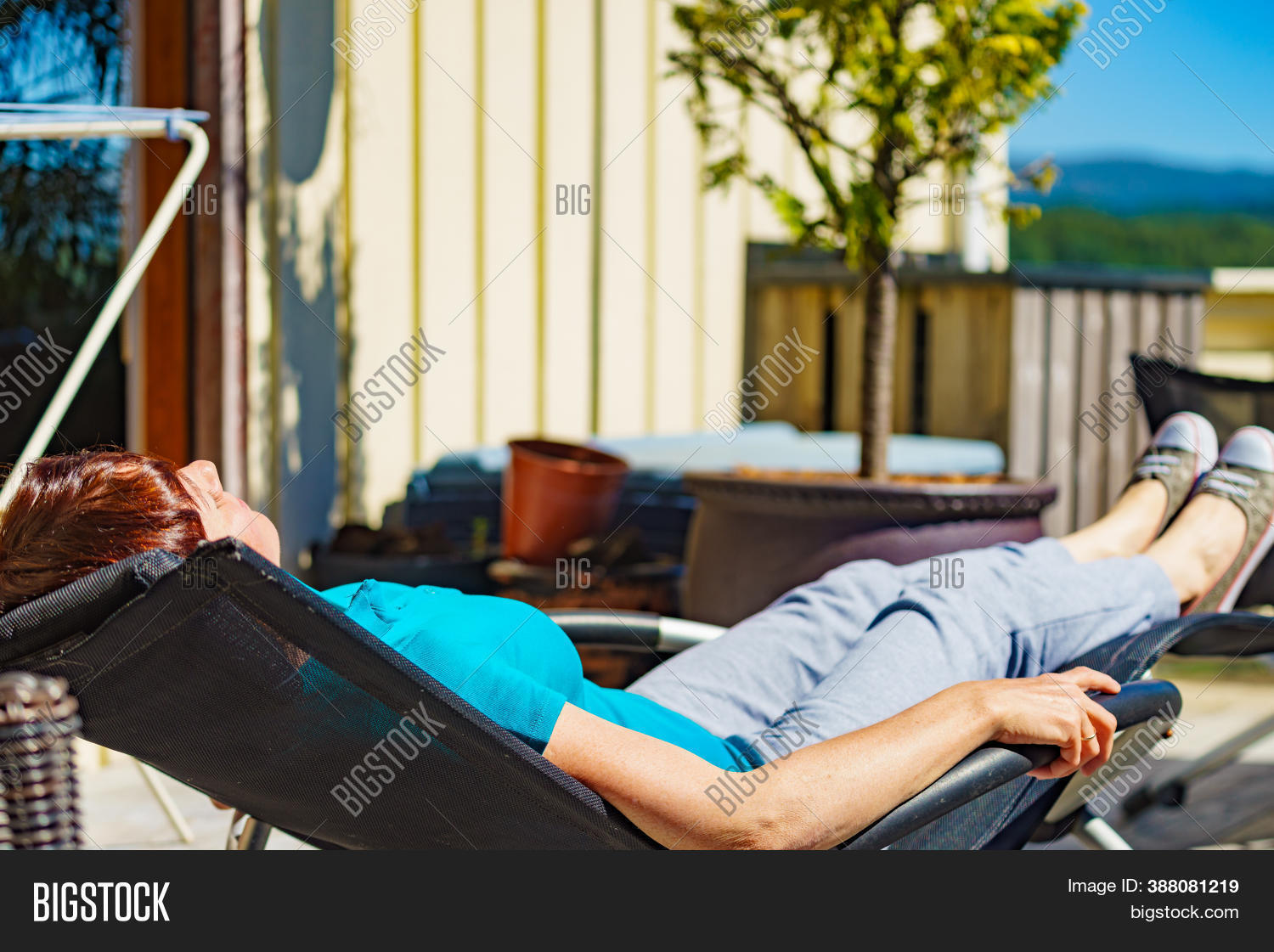 Relax Sun. Adult Woman Image & Photo (Free Trial) | Bigstock