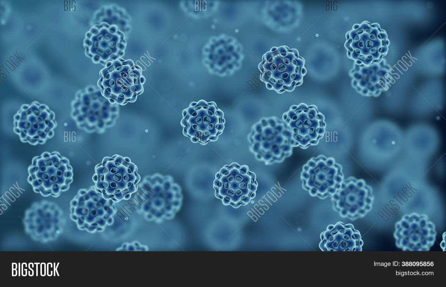 Close- Virus Cells Image & Photo (Free Trial) | Bigstock