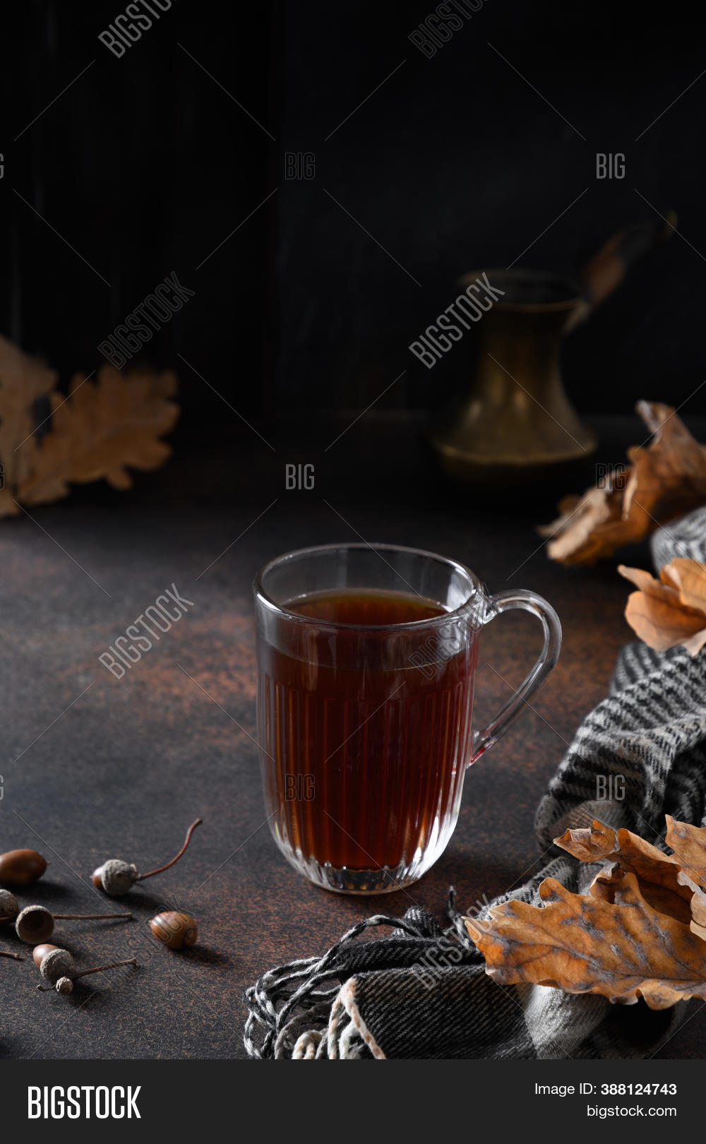 Acorn Coffee Glass Cup Image & Photo (Free Trial) | Bigstock