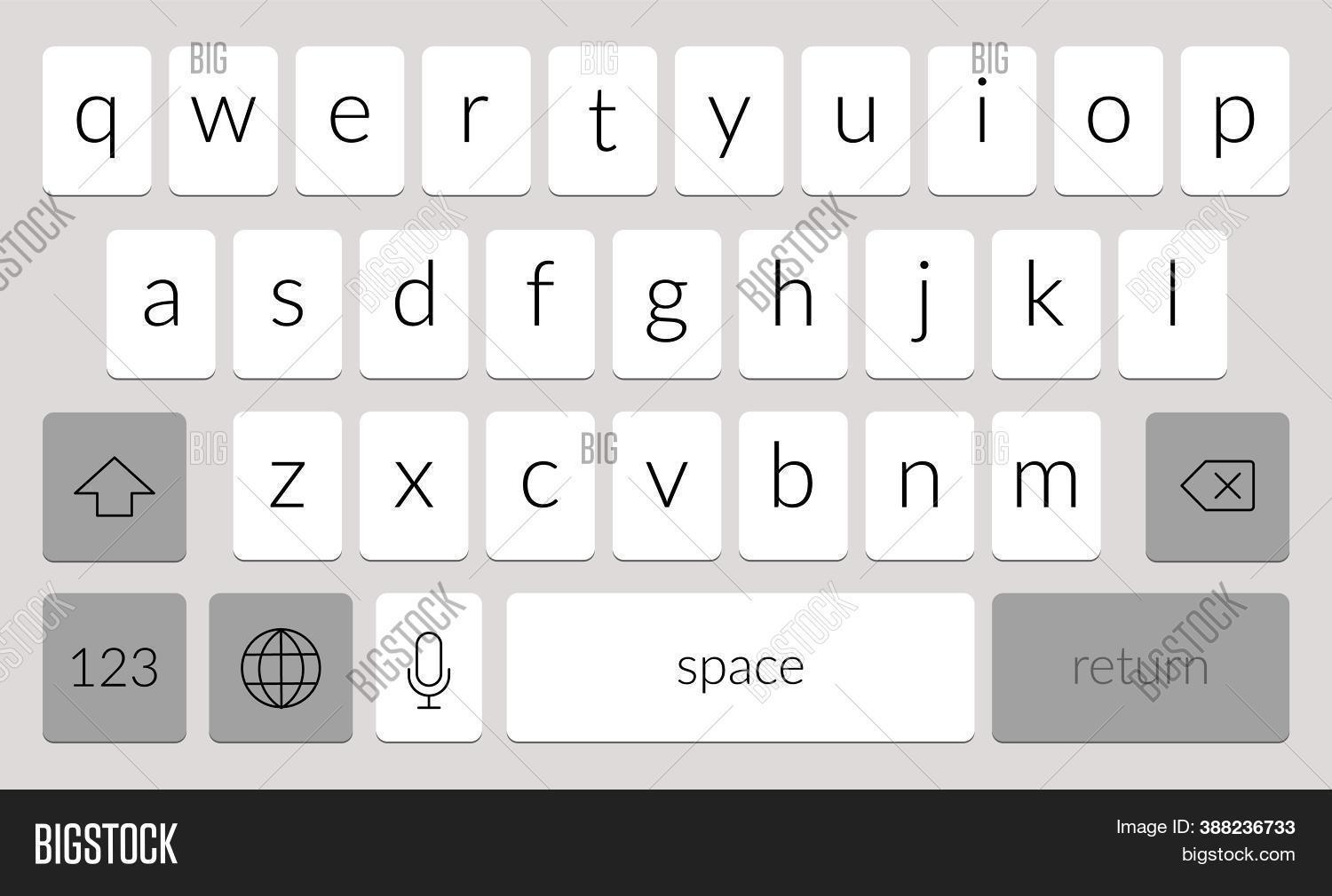 Mobile Phone Keyboard Image & Photo (Free Trial) | Bigstock