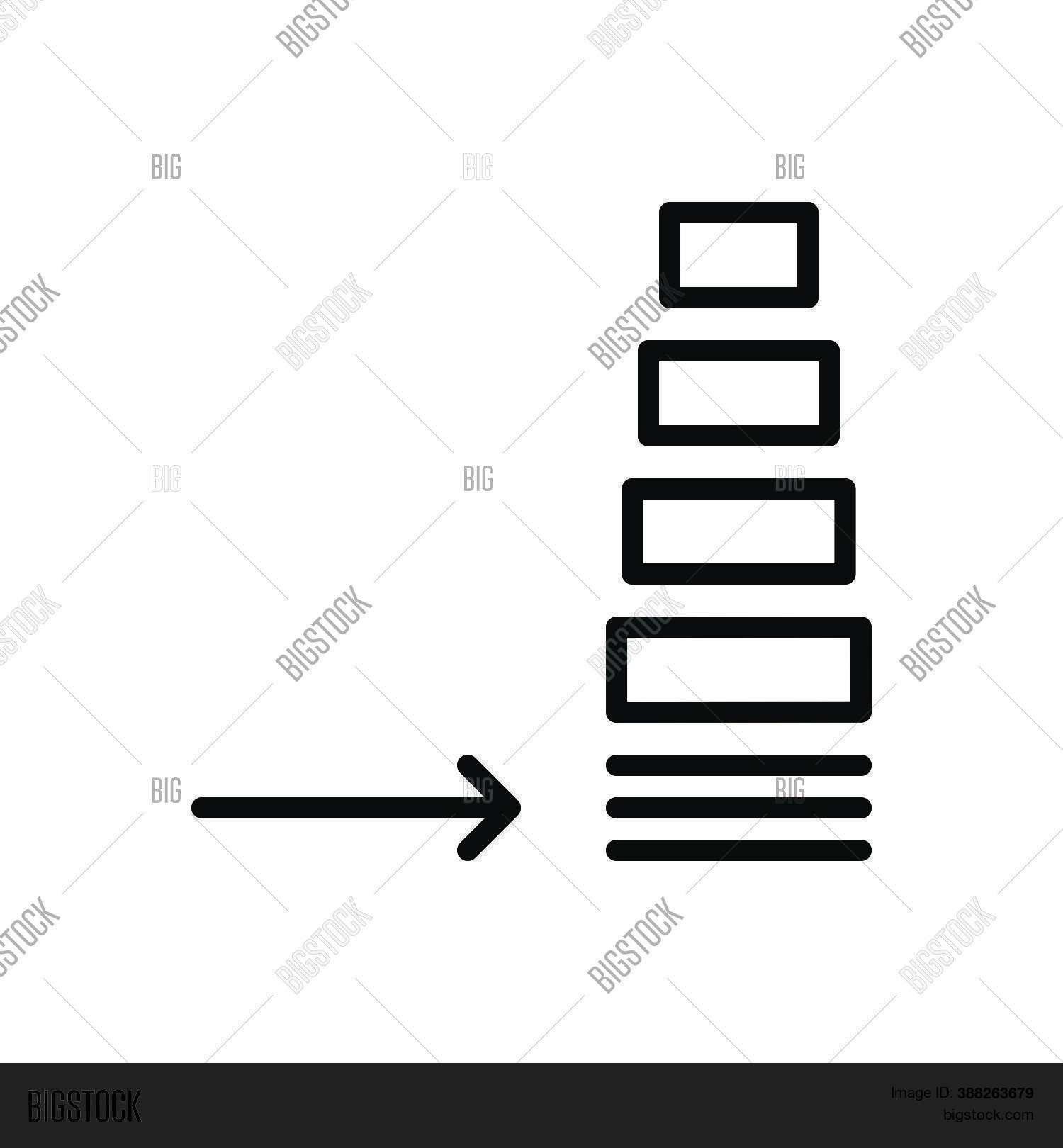 Black Line Icon Vector & Photo (Free Trial) | Bigstock