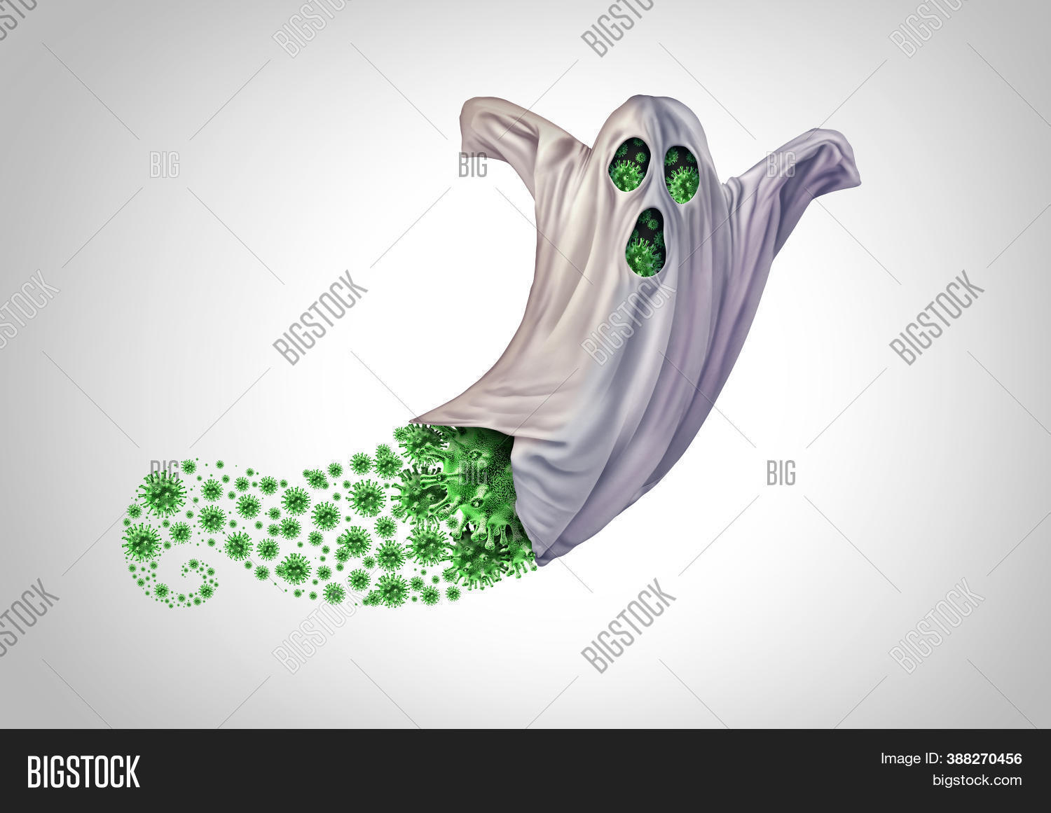 Virus Ghost Halloween Image & Photo (Free Trial) | Bigstock