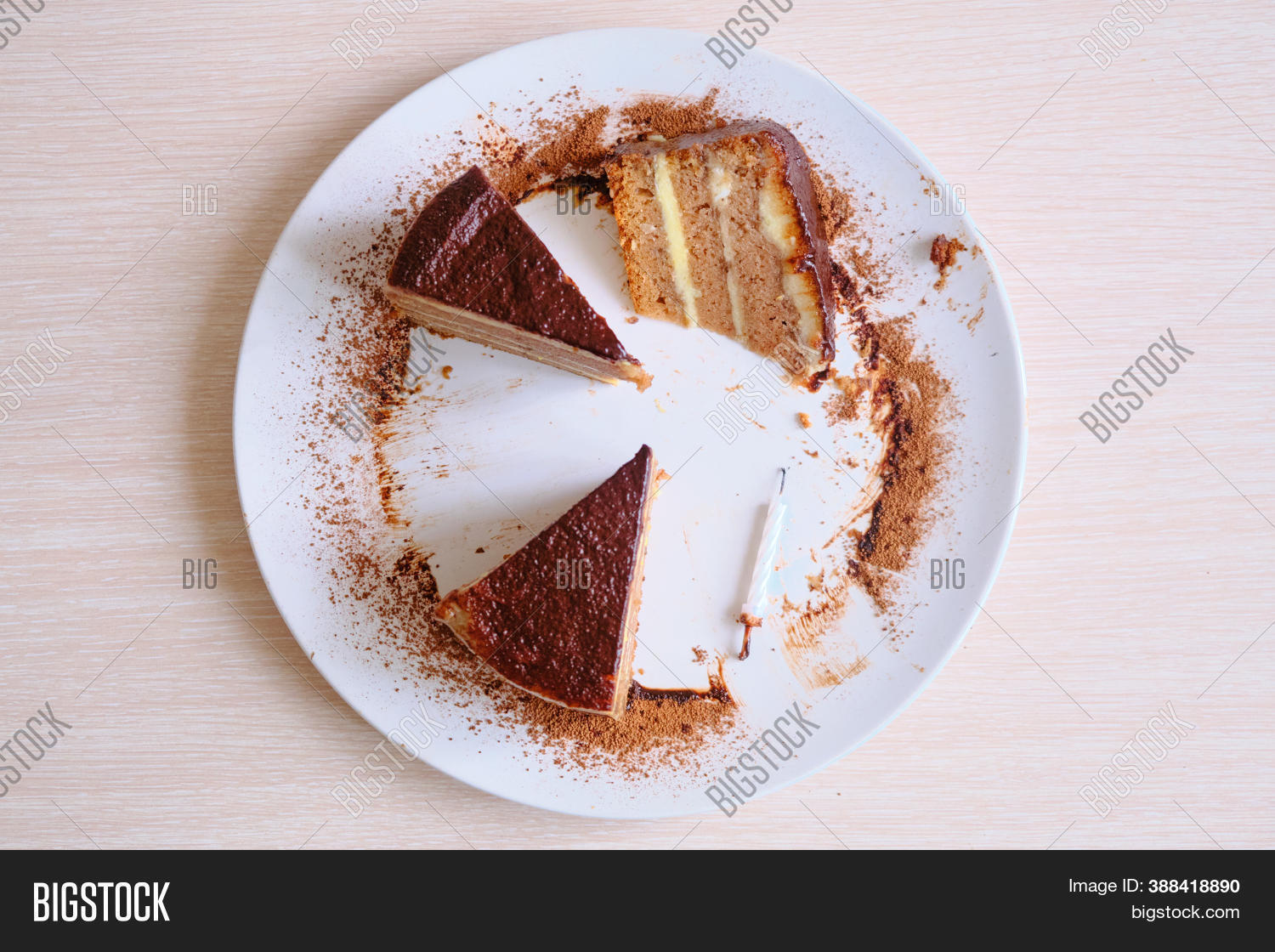 Remains Cake Candle. Image & Photo (Free Trial) | Bigstock