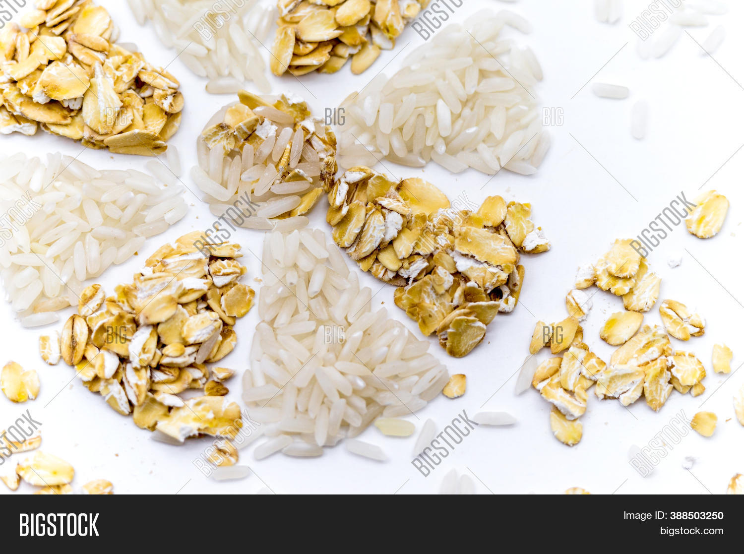 Snowflake Rice Oatmeal Image & Photo (Free Trial) | Bigstock