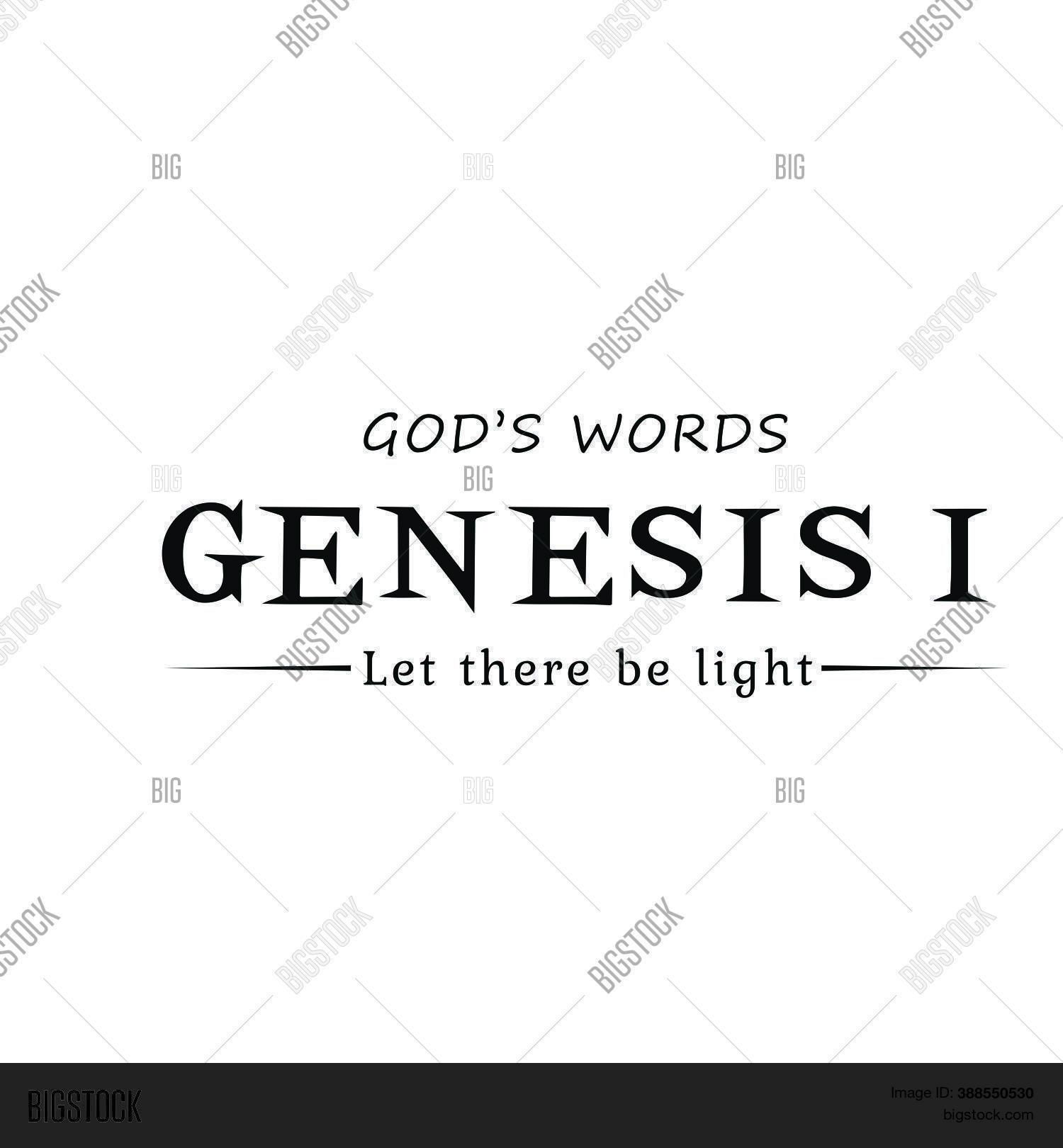 Let There Be Light, Vector & Photo (Free Trial) | Bigstock