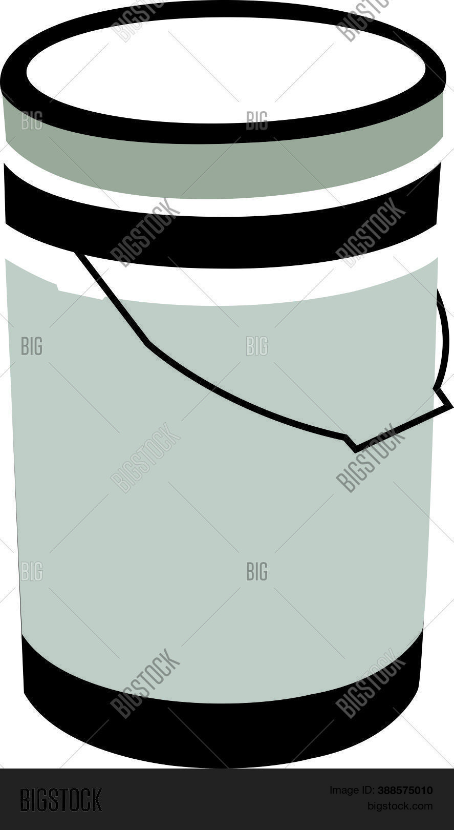 Bucket Vector Clip Vector & Photo (Free Trial) | Bigstock