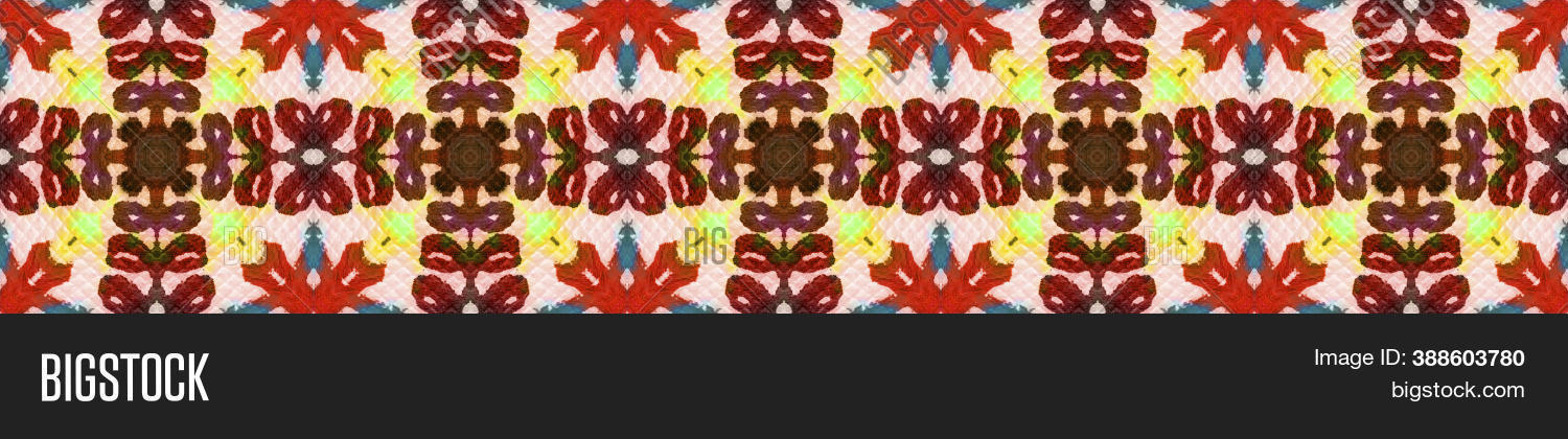 Tibetan Fabric. Green Image & Photo (Free Trial) | Bigstock