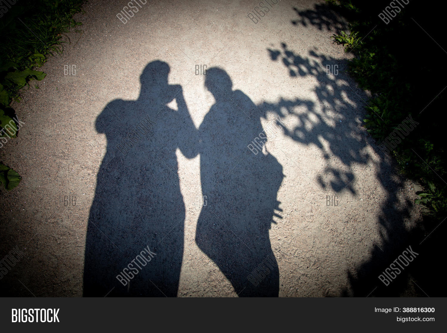 Two Shadows Man Woman Image & Photo (Free Trial) | Bigstock