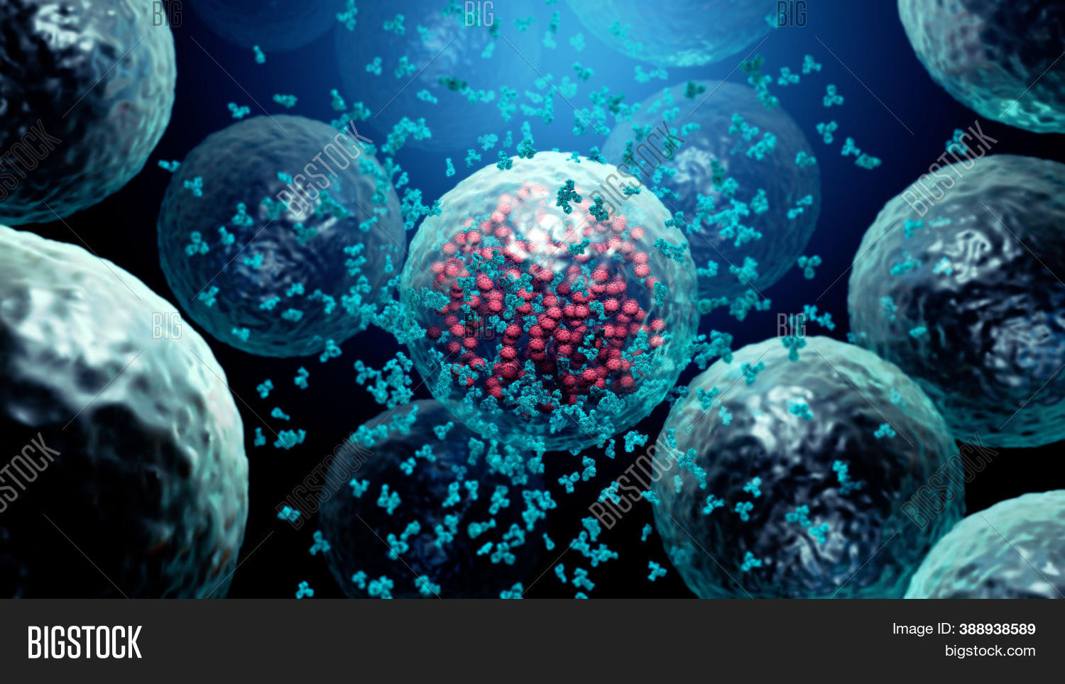 Close- Virus Cells Image & Photo (Free Trial) | Bigstock