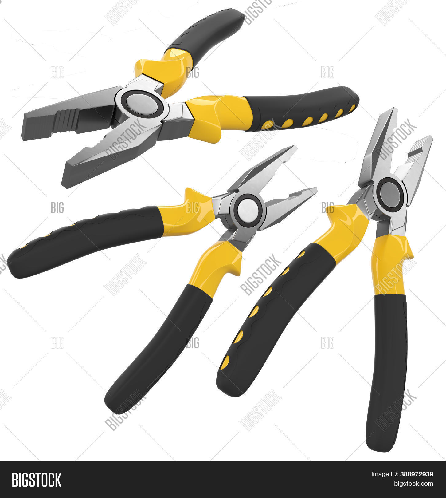 Set Yellow Hand Tool Image & Photo (Free Trial) | Bigstock
