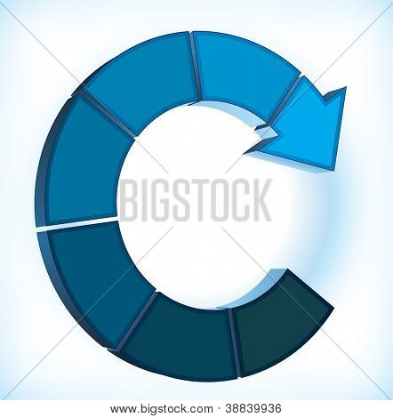 Cyclic Diagram Arrow Image & Photo (Free Trial) | Bigstock