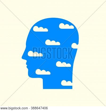 Blue Human Head Vector & Photo (Free Trial) | Bigstock