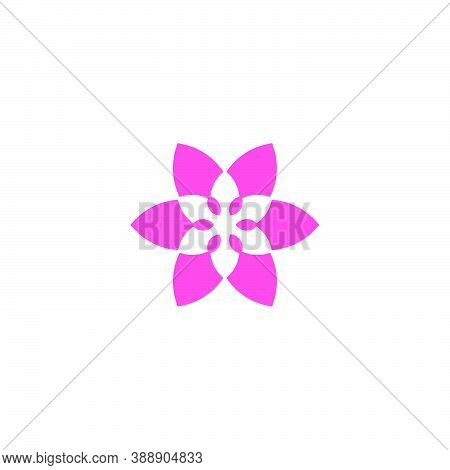 Logo Hexagonal Flower Vector & Photo (Free Trial) | Bigstock