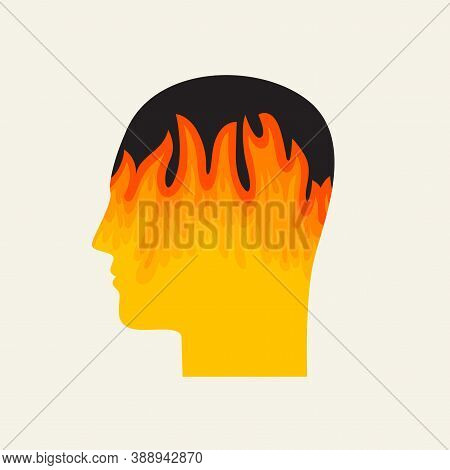 Human Head Profile Vector