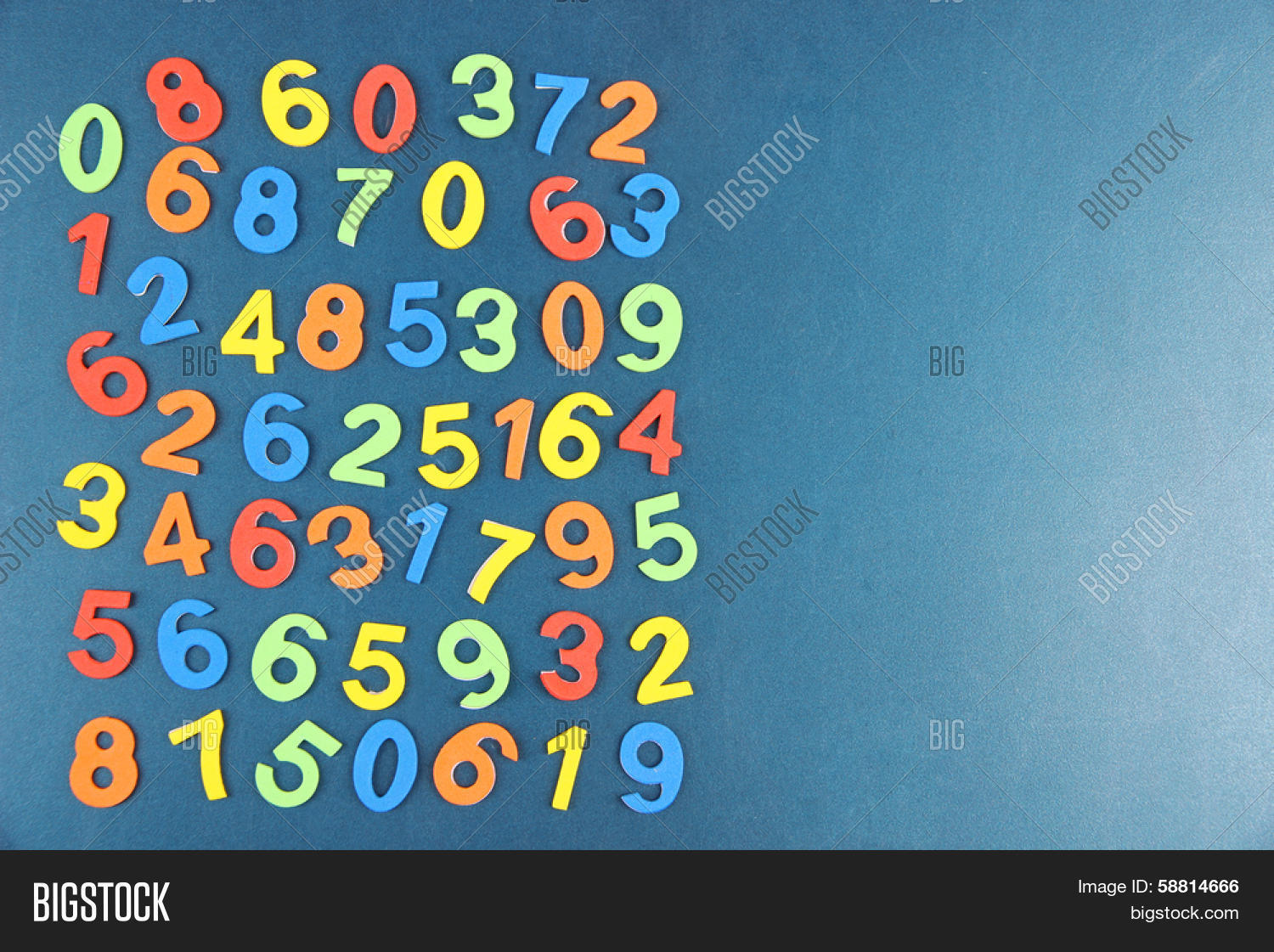 Colorful Numbers On Image & Photo (Free Trial) | Bigstock