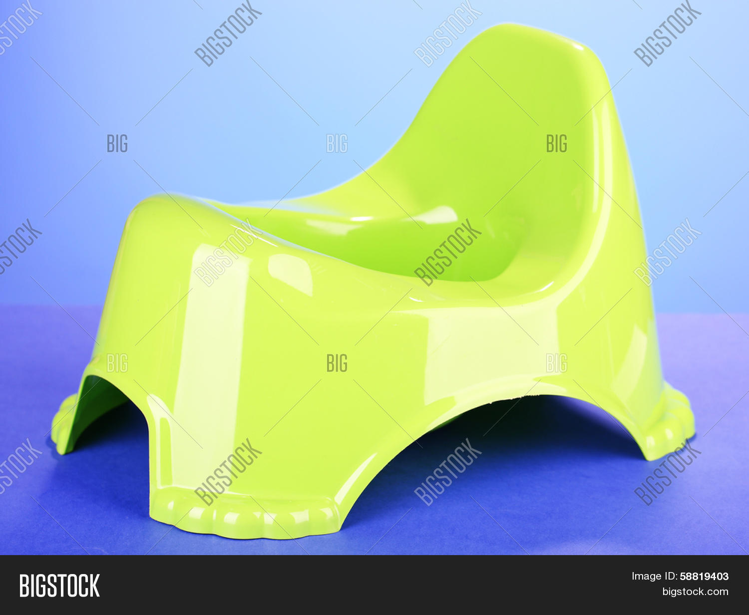 Green Potty On Color Image & Photo (Free Trial) | Bigstock