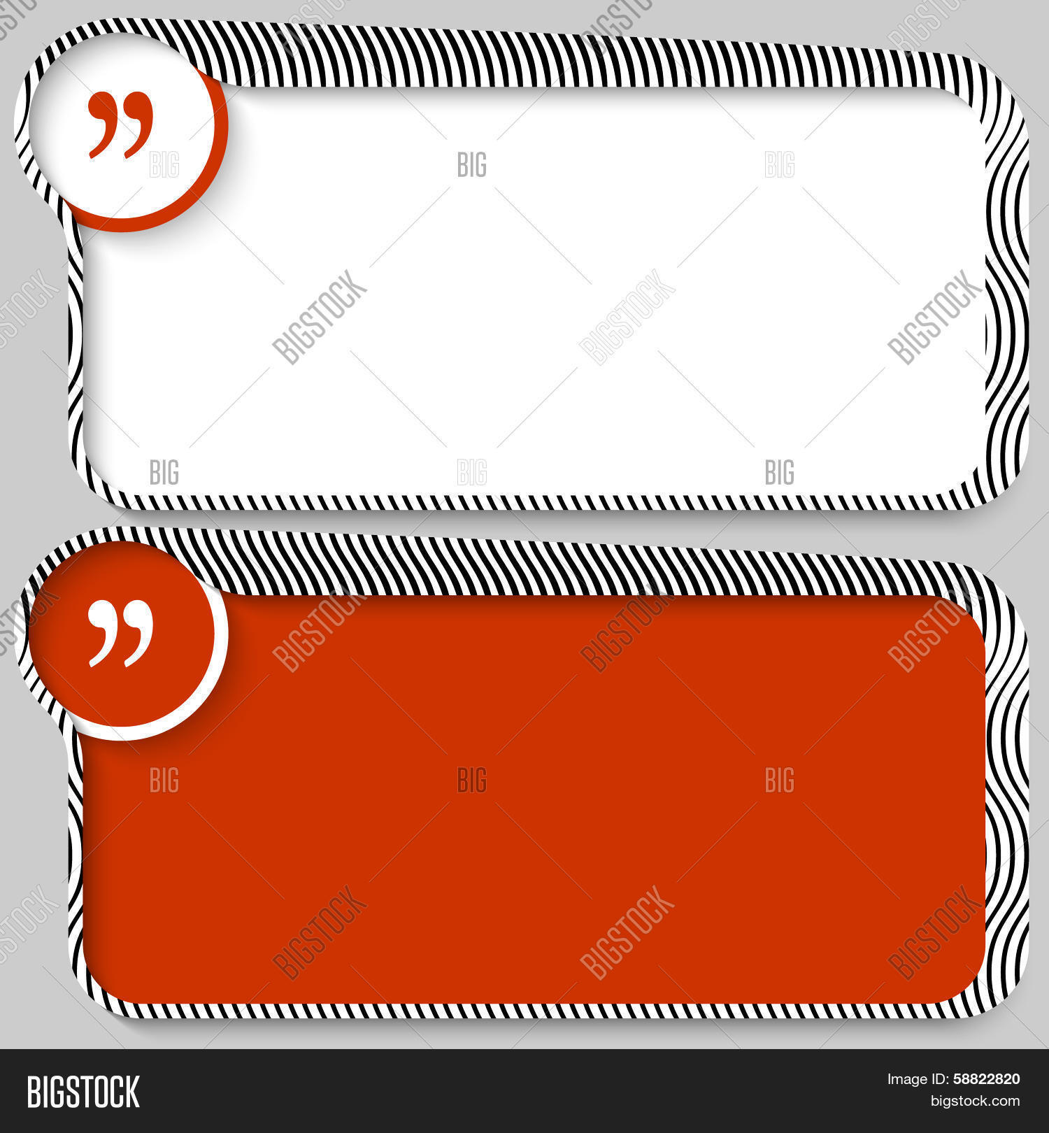 Set Two Vector Text Vector & Photo (Free Trial) | Bigstock