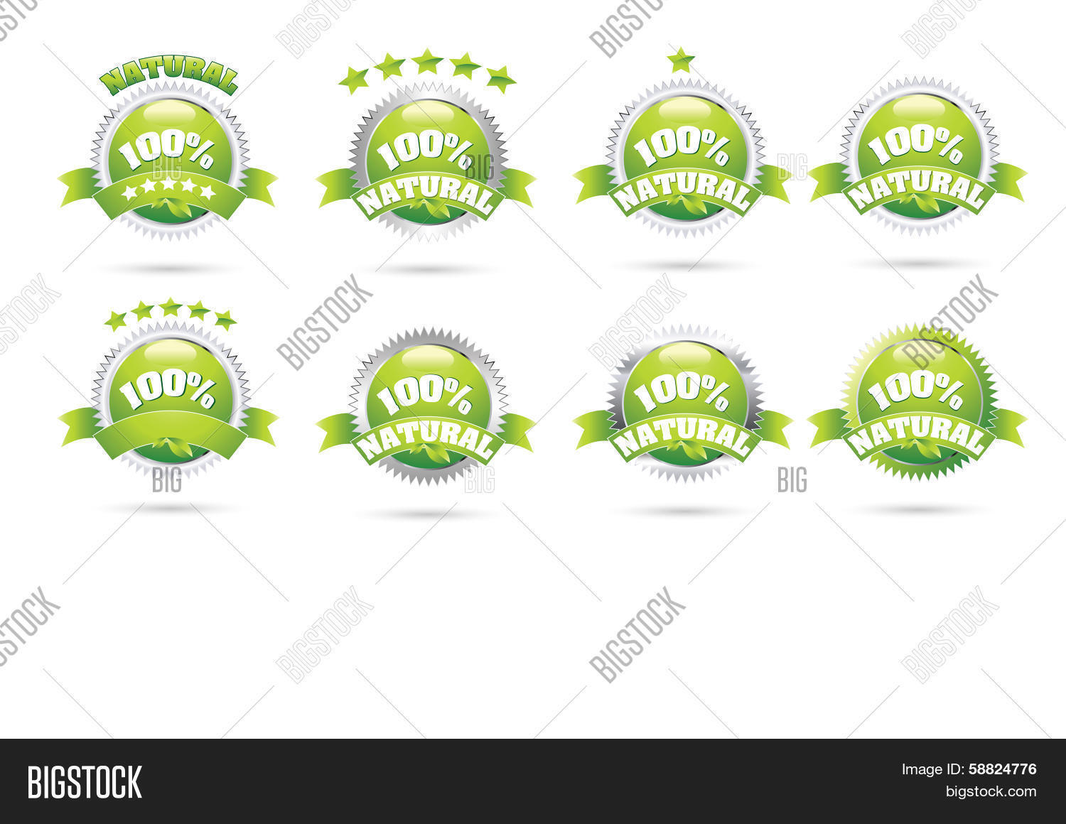 Natural Product Signs Vector & Photo (Free Trial) | Bigstock