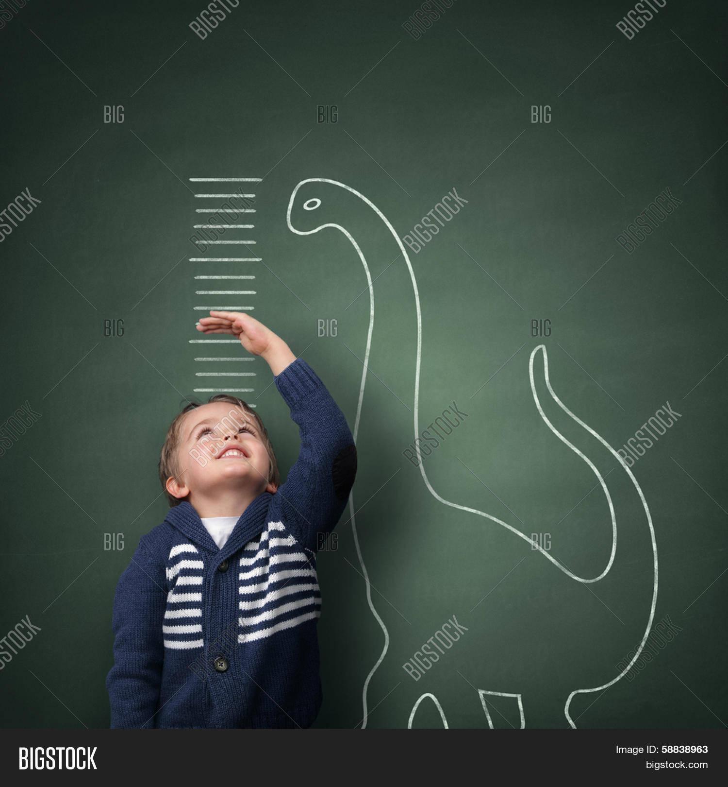 Young Boy Measuring Image & Photo (Free Trial) | Bigstock