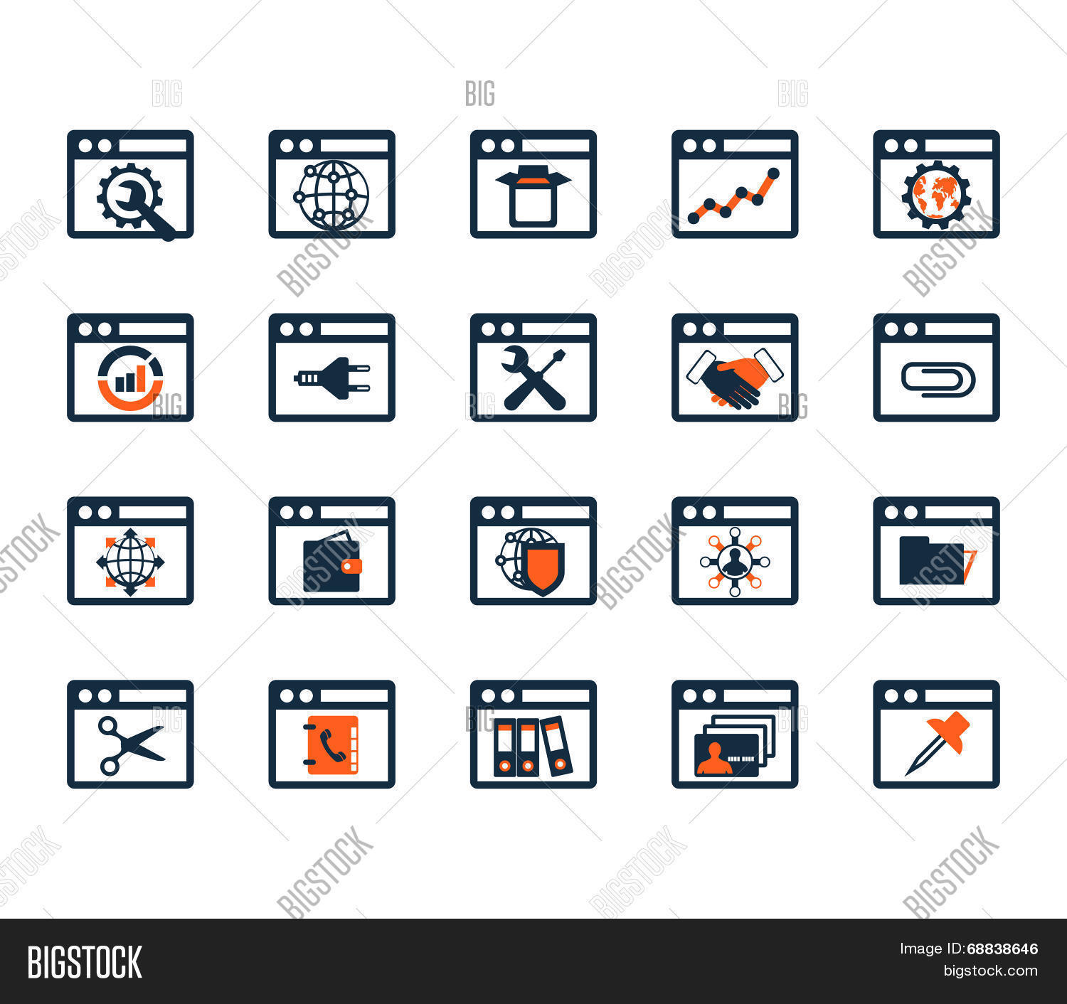 Business Icon Set. Vector & Photo (Free Trial) | Bigstock