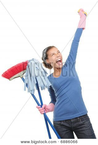 Happy House Cleaning Image & Photo (Free Trial) | Bigstock