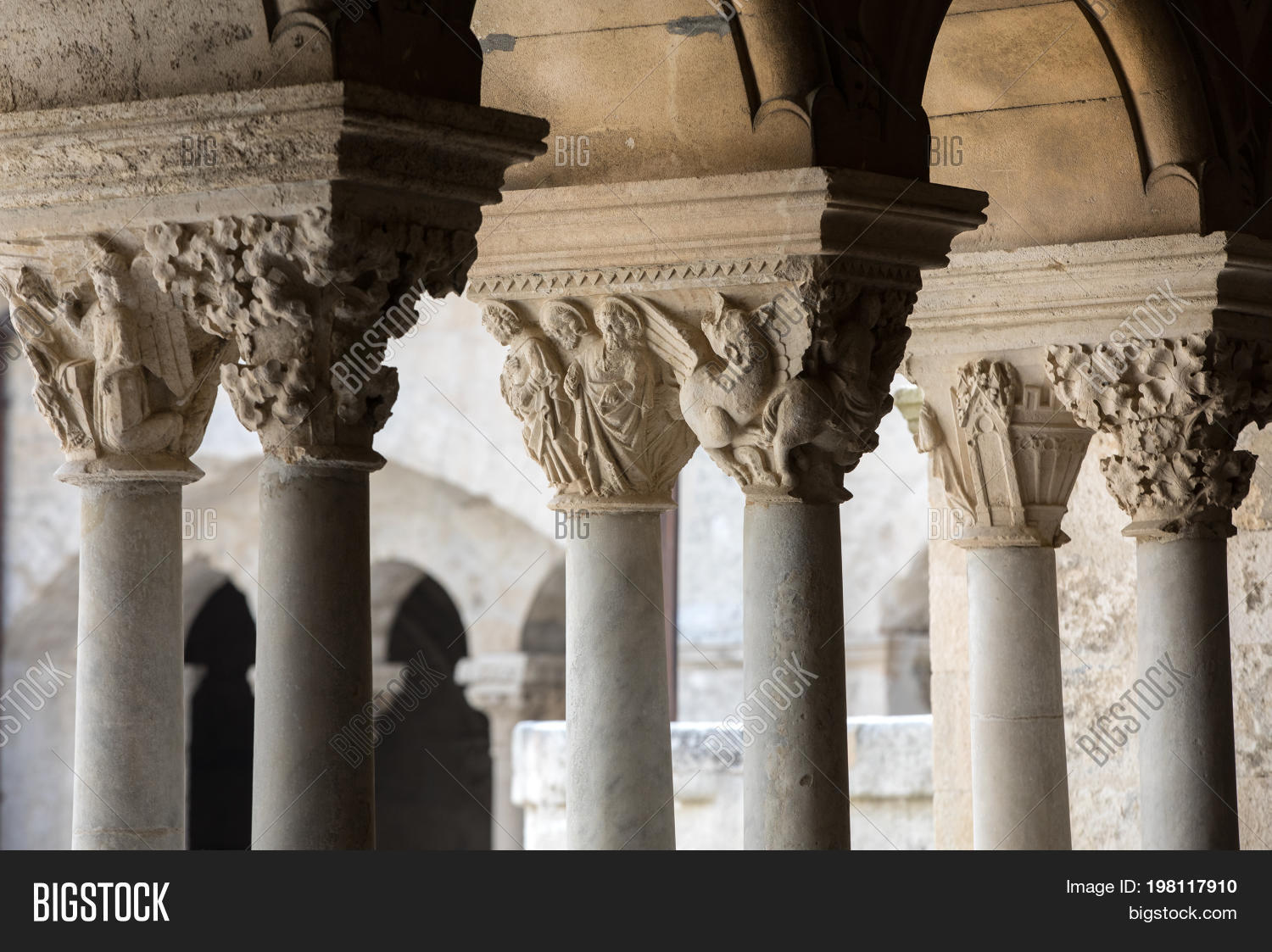 Romanesque Capitals Image & Photo (Free Trial) | Bigstock