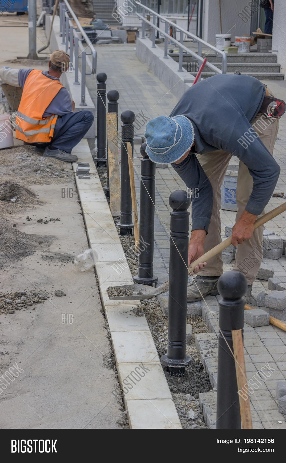 Workers Installing Image & Photo (Free Trial) | Bigstock