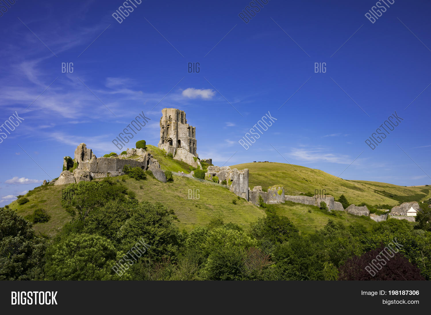 View Corfe Castle Image & Photo (Free Trial) | Bigstock