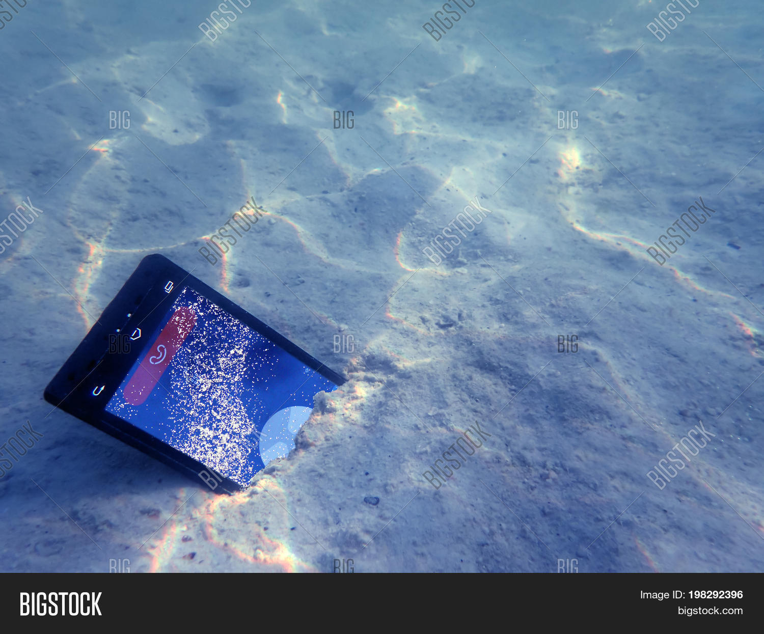 Mobile Phones On Sand Image & Photo (Free Trial) | Bigstock