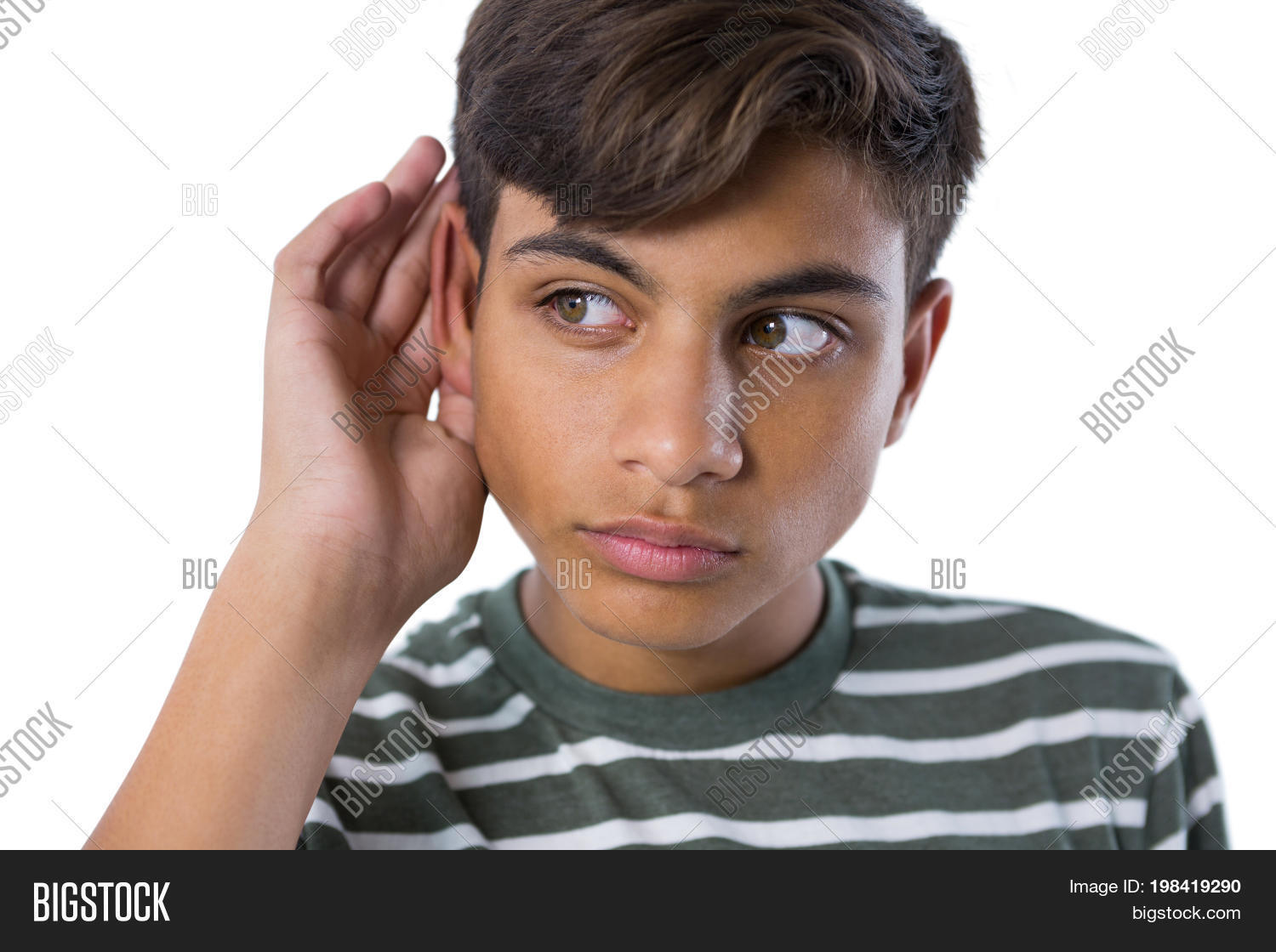 Teenage Boy Listening Image & Photo (Free Trial) | Bigstock
