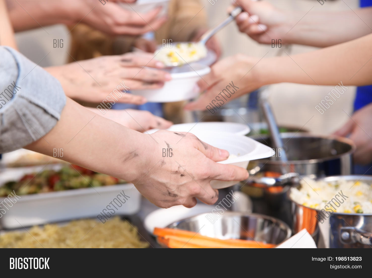 Volunteers Sharing Image & Photo (Free Trial) | Bigstock