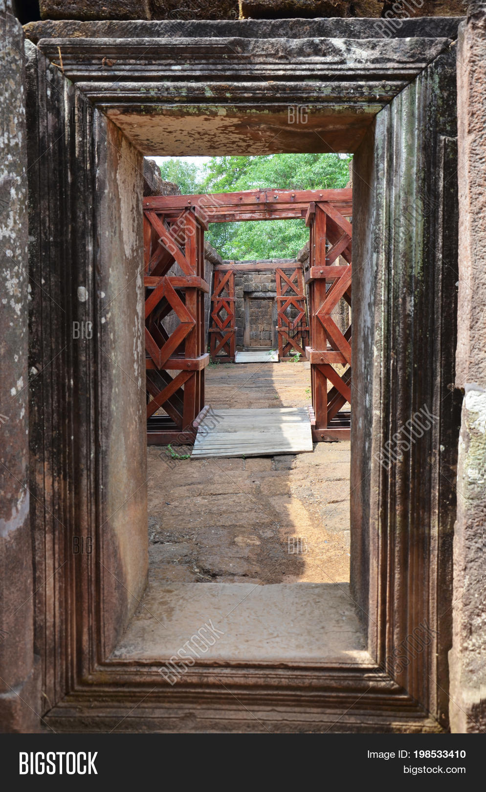 Gate Pathway Inside Image & Photo (Free Trial) | Bigstock