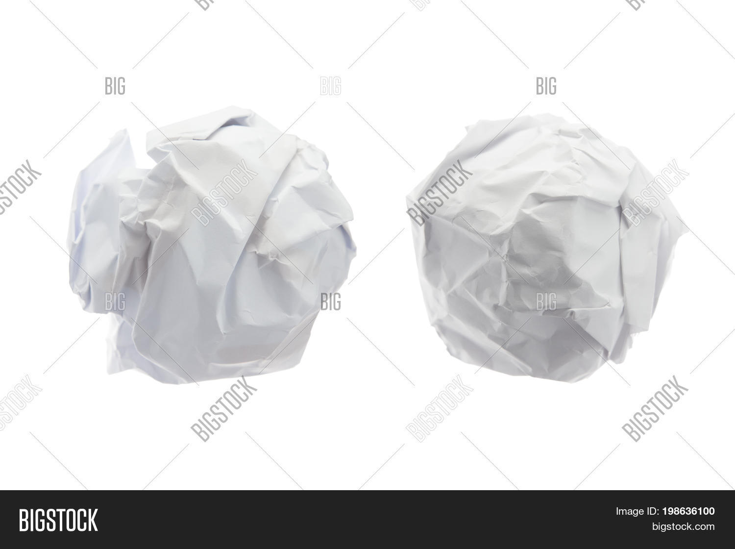 Crumpled Paper Ball On Image & Photo (Free Trial) | Bigstock