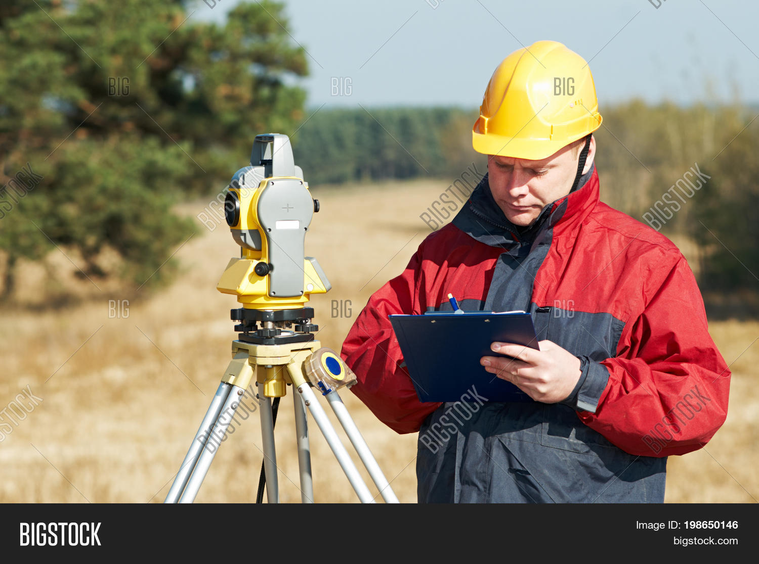 Surveyor Worker Image & Photo (Free Trial) | Bigstock