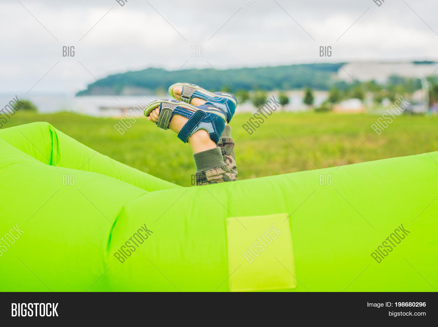 Cute Boy Resting On Image & Photo (Free Trial) | Bigstock
