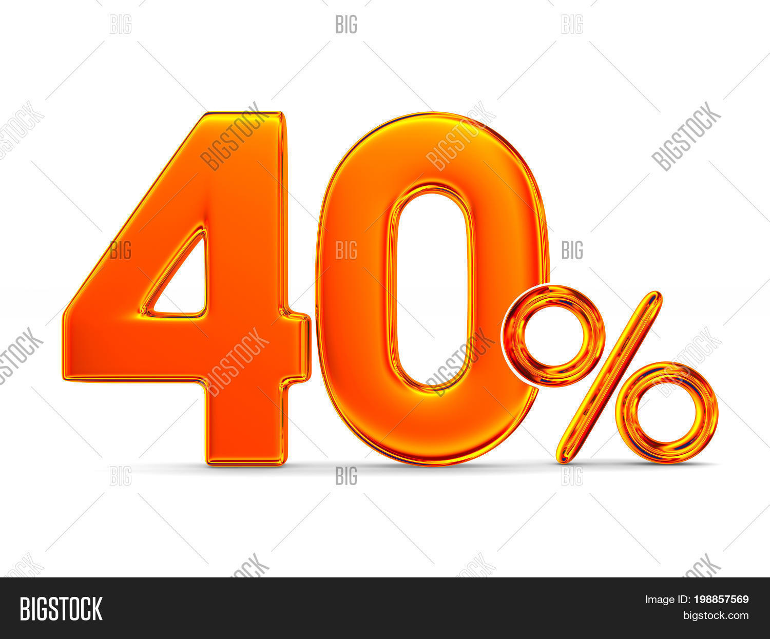 Fourty Percent On Image & Photo (Free Trial) | Bigstock