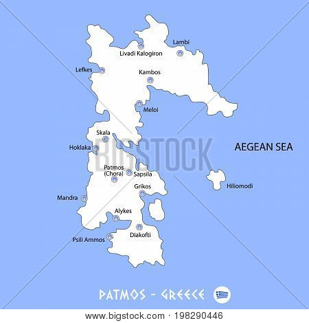 Island Patmos Greece Vector & Photo (Free Trial) | Bigstock