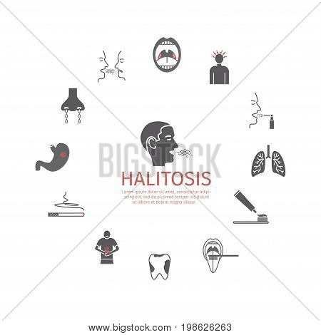 Halitosis. Symptoms, Vector & Photo (Free Trial) | Bigstock