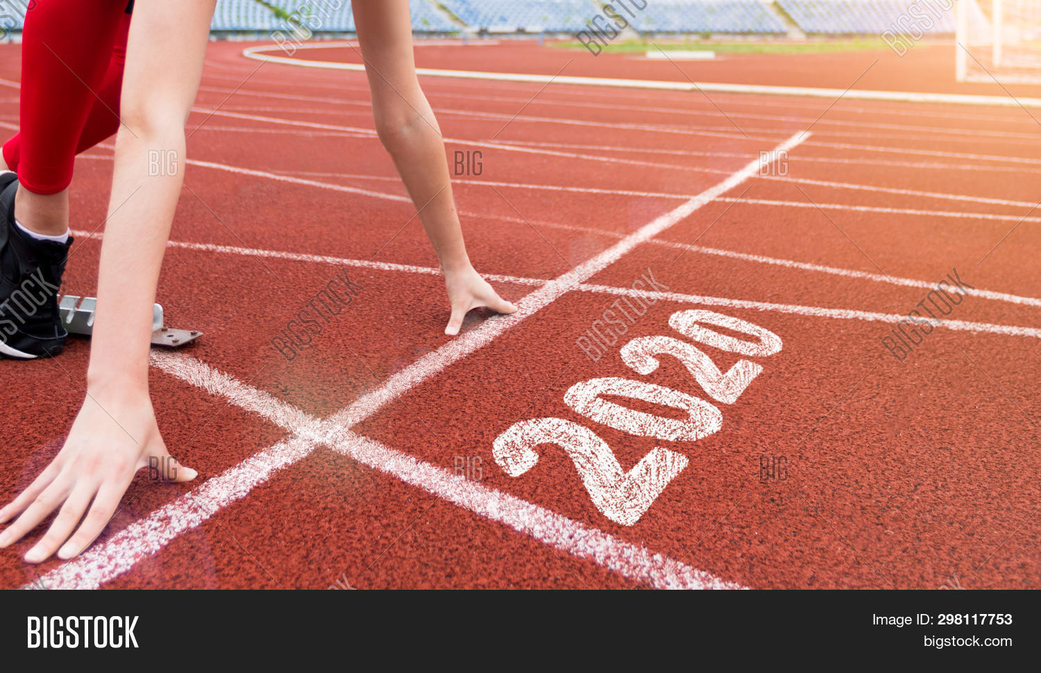 Athlete Woman Starting Image & Photo (Free Trial) | Bigstock