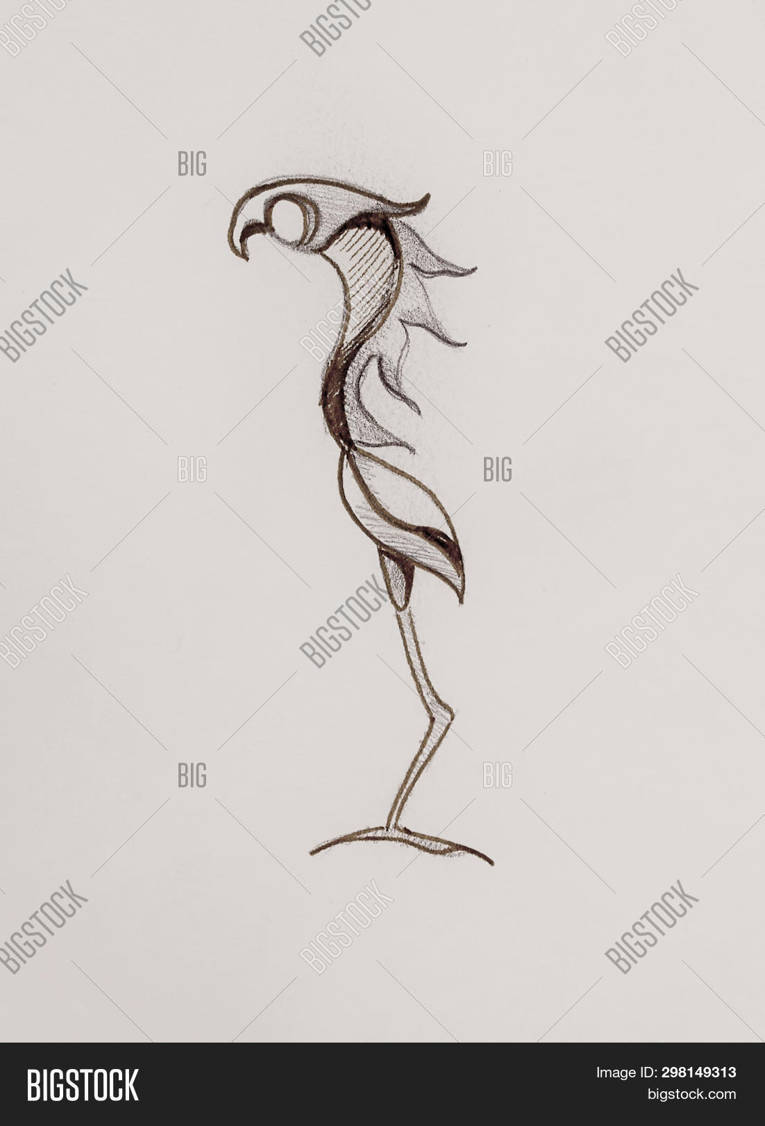 Drawing Phantasy Bird Image & Photo (Free Trial) | Bigstock