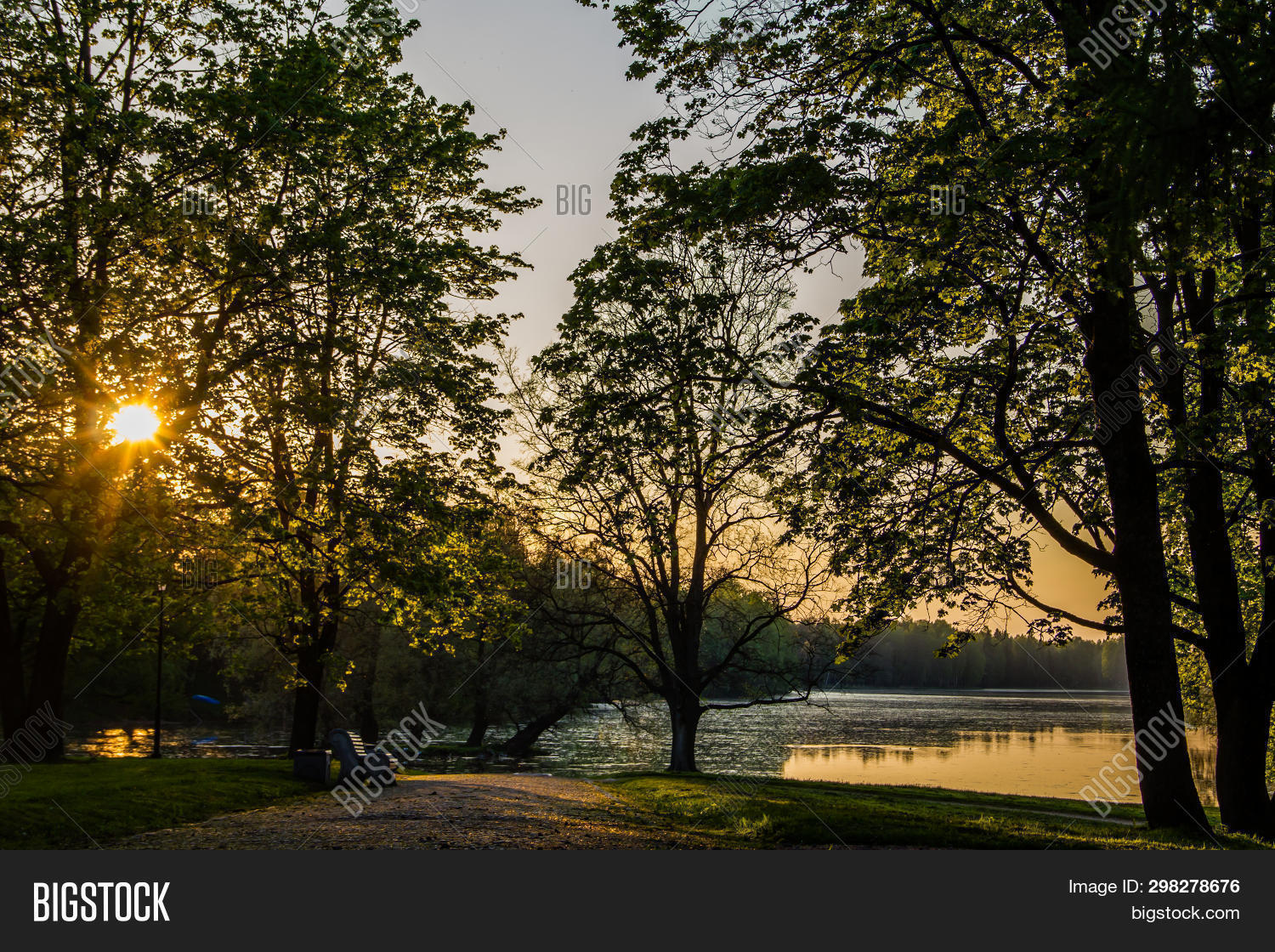 Spring Evening Park. Image & Photo (Free Trial) | Bigstock