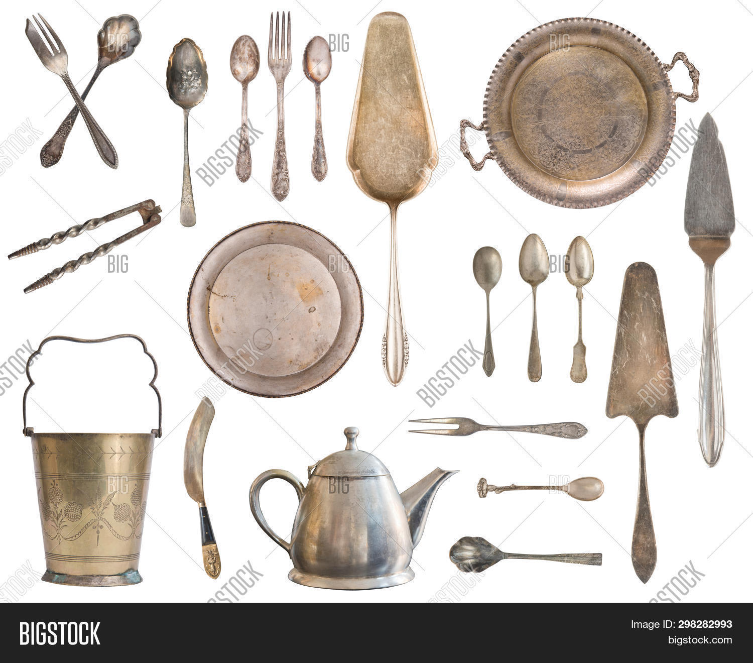 Vintage Silverware, Image & Photo (Free Trial) | Bigstock