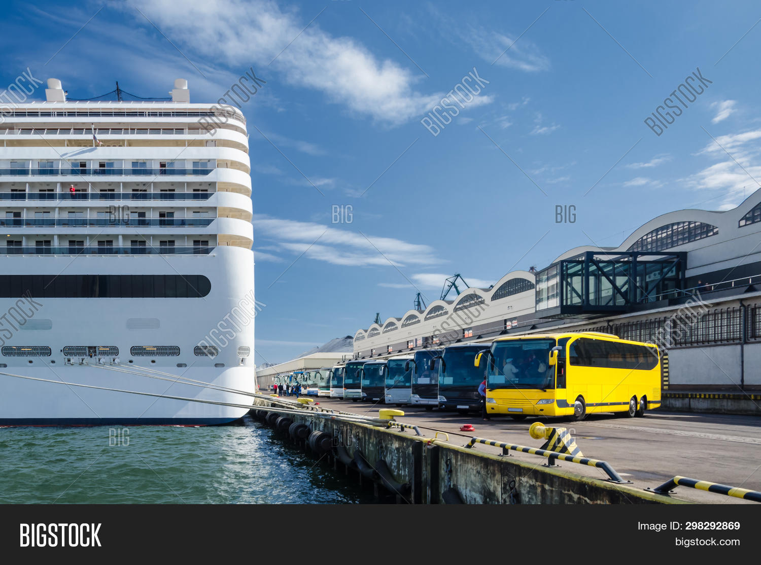 Cruise Ship Buses - Image & Photo (Free Trial) | Bigstock