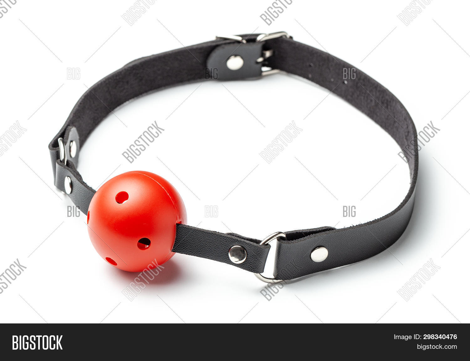 Imagen y foto Red Ball Gag Mouth (prueba gratis) | Bigstock