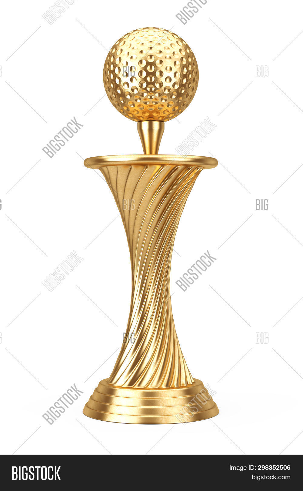Golden Award Trophy Image & Photo (Free Trial) | Bigstock