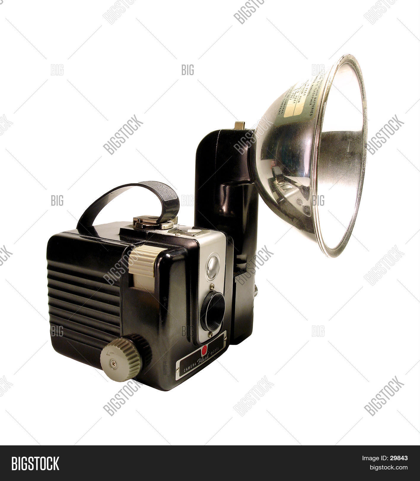 Vintage Camera W/flash Image & Photo (Free Trial) | Bigstock