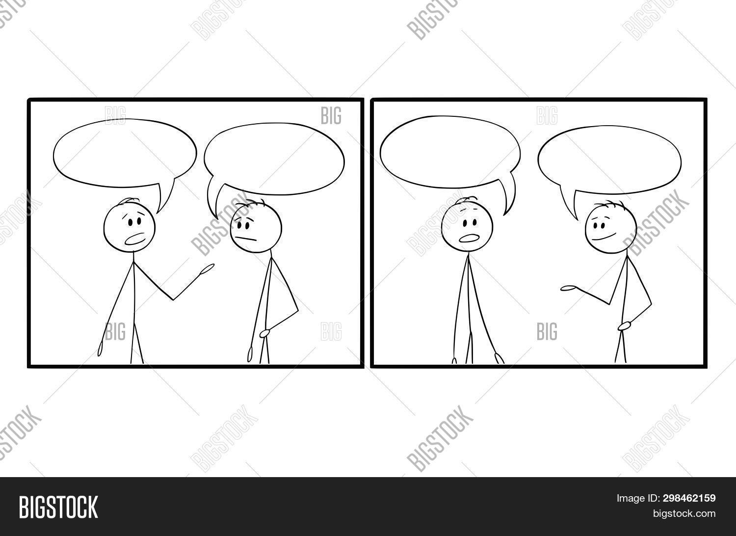 Two Cartoon Frames Image & Photo (Free Trial) | Bigstock